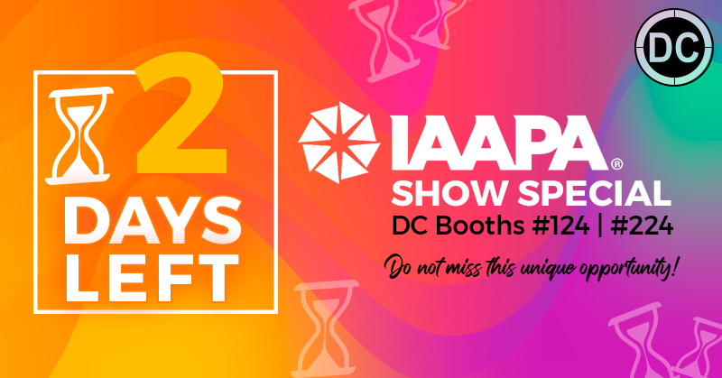 2 Days left · Do not miss this unique opportunity! | IAAPA Booths #124 ...